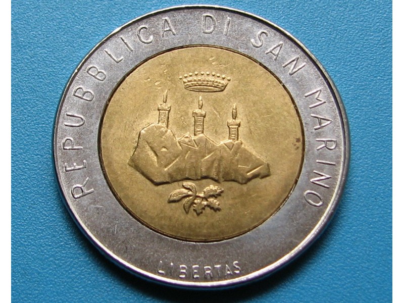 San Marino - 500 Lire (Man with Computer) 1986