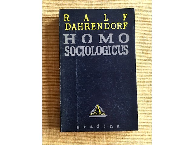 Homo sociologicus - Ralf Dahrendorf