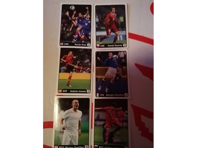 Set sličica za Euro 2012 ABCDEF