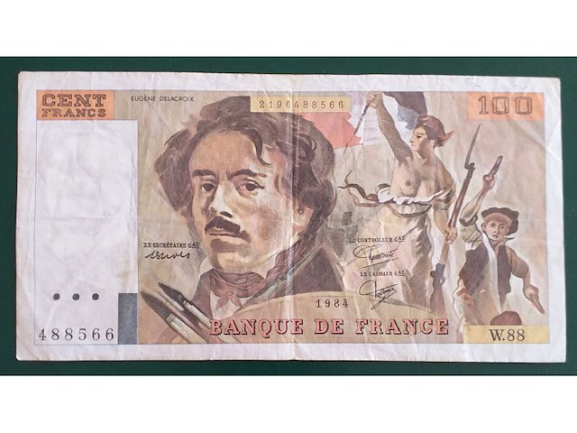 100 FRANCS 1984