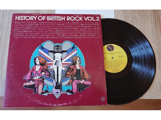 Various ‎– History Of British Rock Vol. 2 USA