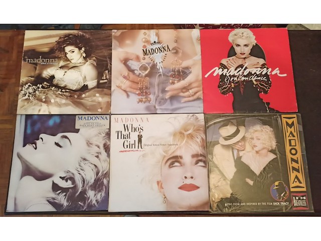 Madonna x 6 LP  sve su odlično očuvane