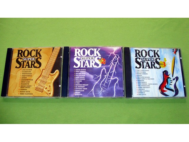 Various ‎– ROCK SUPER STARS 1+2+3