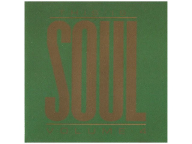 CD V/A - This Is Soul Volume 4 (1987)