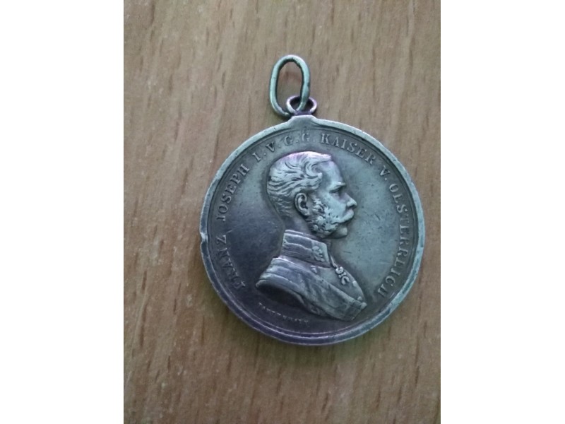 AUSTROUGARSKA - FRANC JOZEF / SREBRNA MEDALJA
