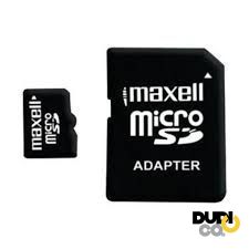 MAXELL MICRO SD 8GB CLASS 10 + ADAPTER