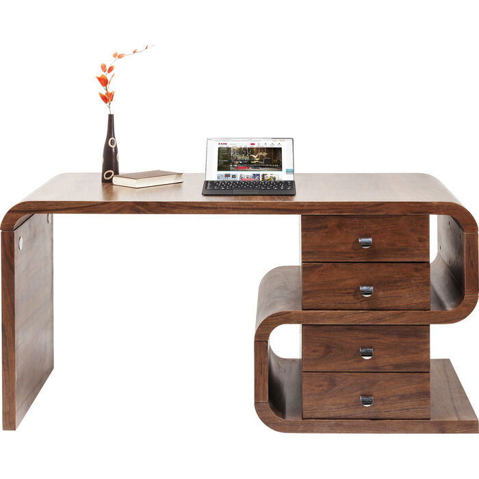 Desk Soft Snake Walnut 150x70cm