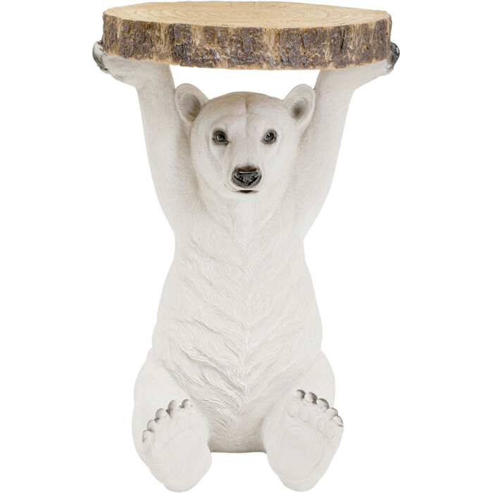 Side Table Animal Polar Bear Ø37cm