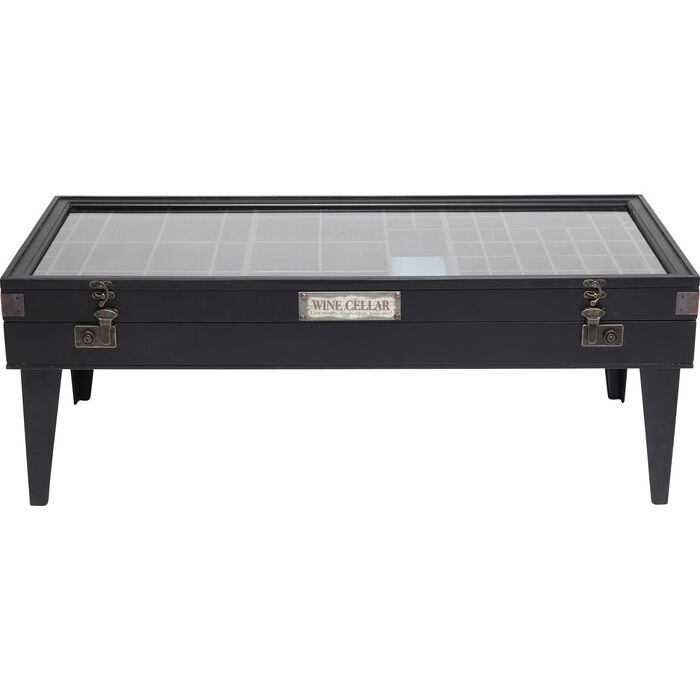 Coffee Table Collector Black 122x55cm