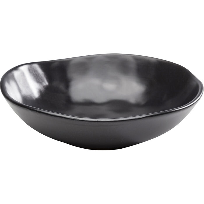 Plate Deep Organic Black Ø22cm