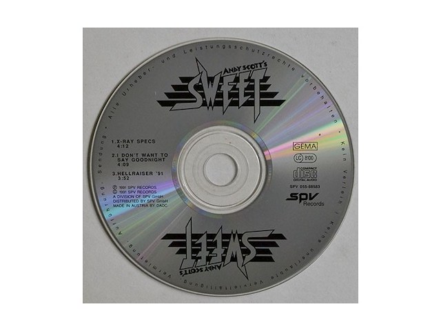 Andy Scott`s Sweet ‎– X-Ray-Specs (samo CD)