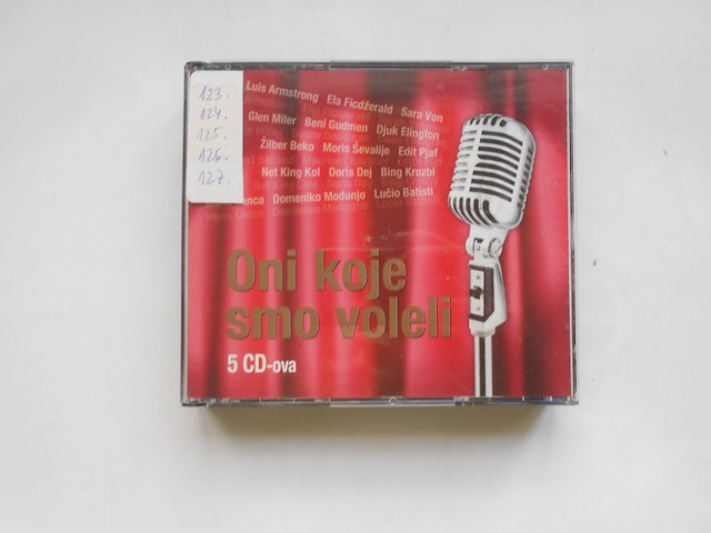 CD box - 5cd- Oni koje smo voleli