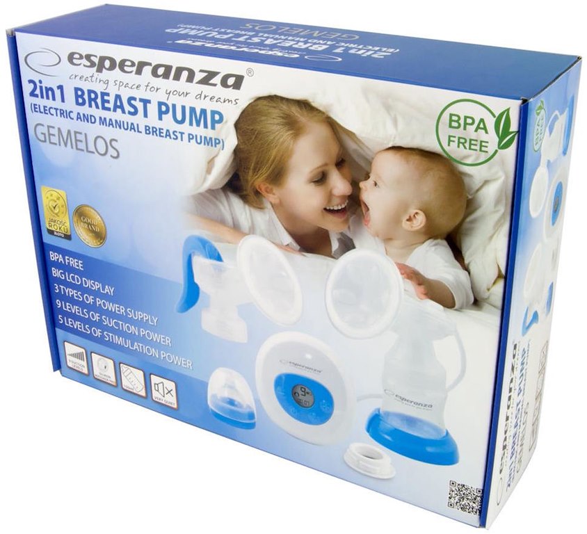 Esperanza ECM001B – Električna pumpa za dojku