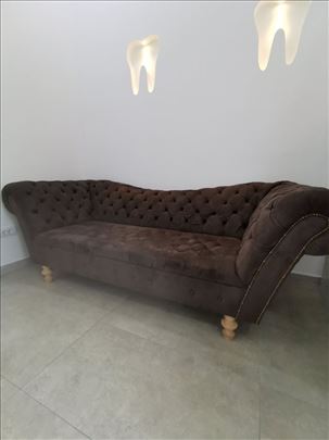 Komplet sofa sa dvije fotelje-rucni rad, novo