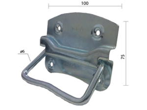 Ručka za sanduk RK1 ZnB x100mm DBP2