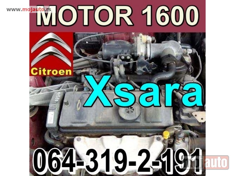 MOTOR 1,6 Citroen Xsara 1600 , 65kw