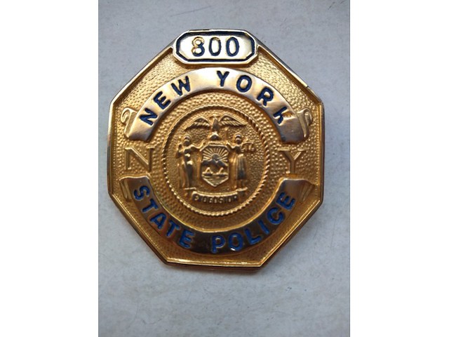 STATE POLICE - NEW YORK # 800 - GRUDNI ZNAK