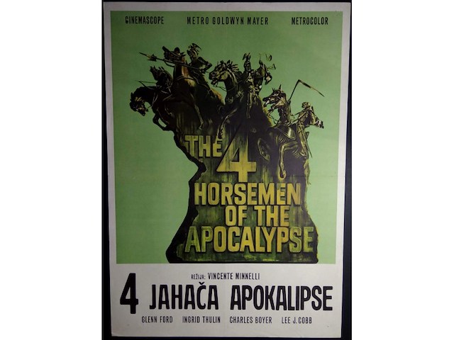 4 JAHACA APOKALIPSE (1962) Vincente Minnelli PLAKAT