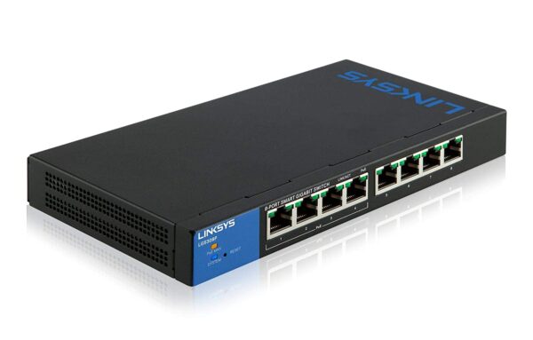 LINKSYS LGS308P 8X GIGABIT POE+ SMART SWITCH