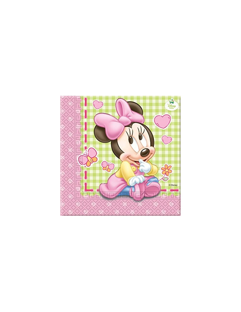 Minnie Mouse Baby salveta 2 slojna 33 x 33 cm 1/20