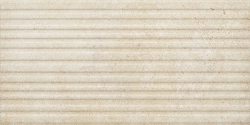 Keramika Kanjiža Limestone Line 3D Beige 25x50