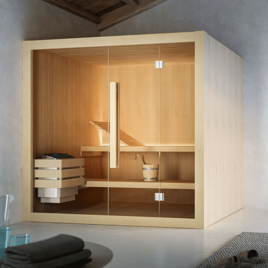 Sauna Hoshi 180×135 cm za 3 do 4 osobe Glass