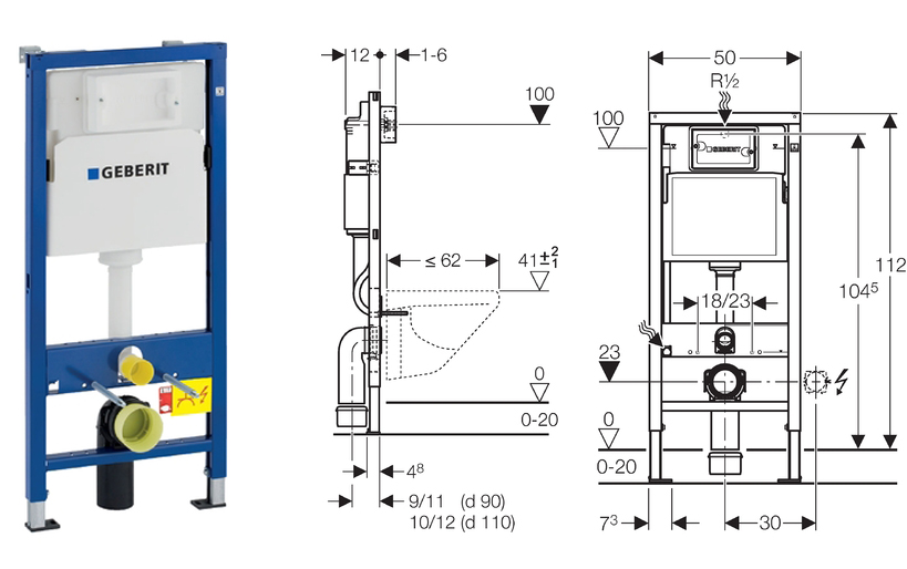 DUOFIX BASIC DELTA H=112CM 458.103.00.1