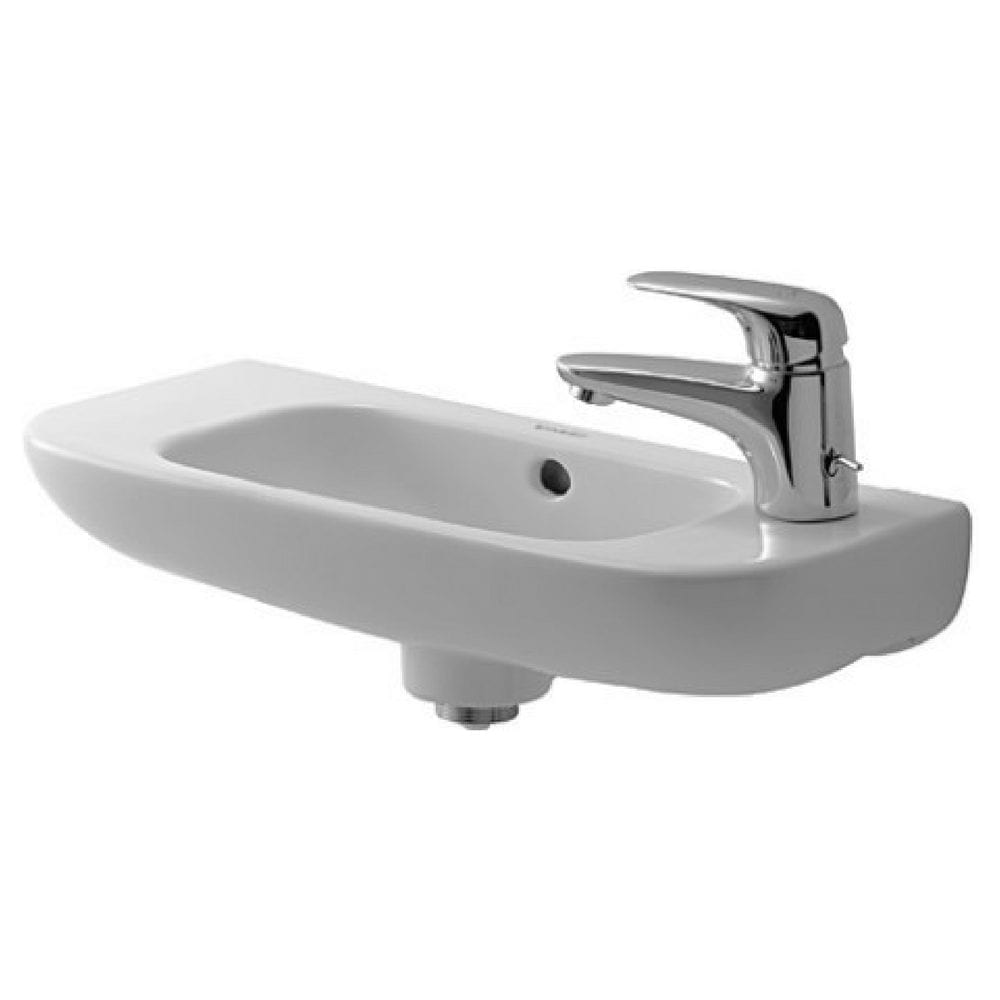 D-Code Lavabo, rupa za slavinu sa desne strane, 500×220 Duravit