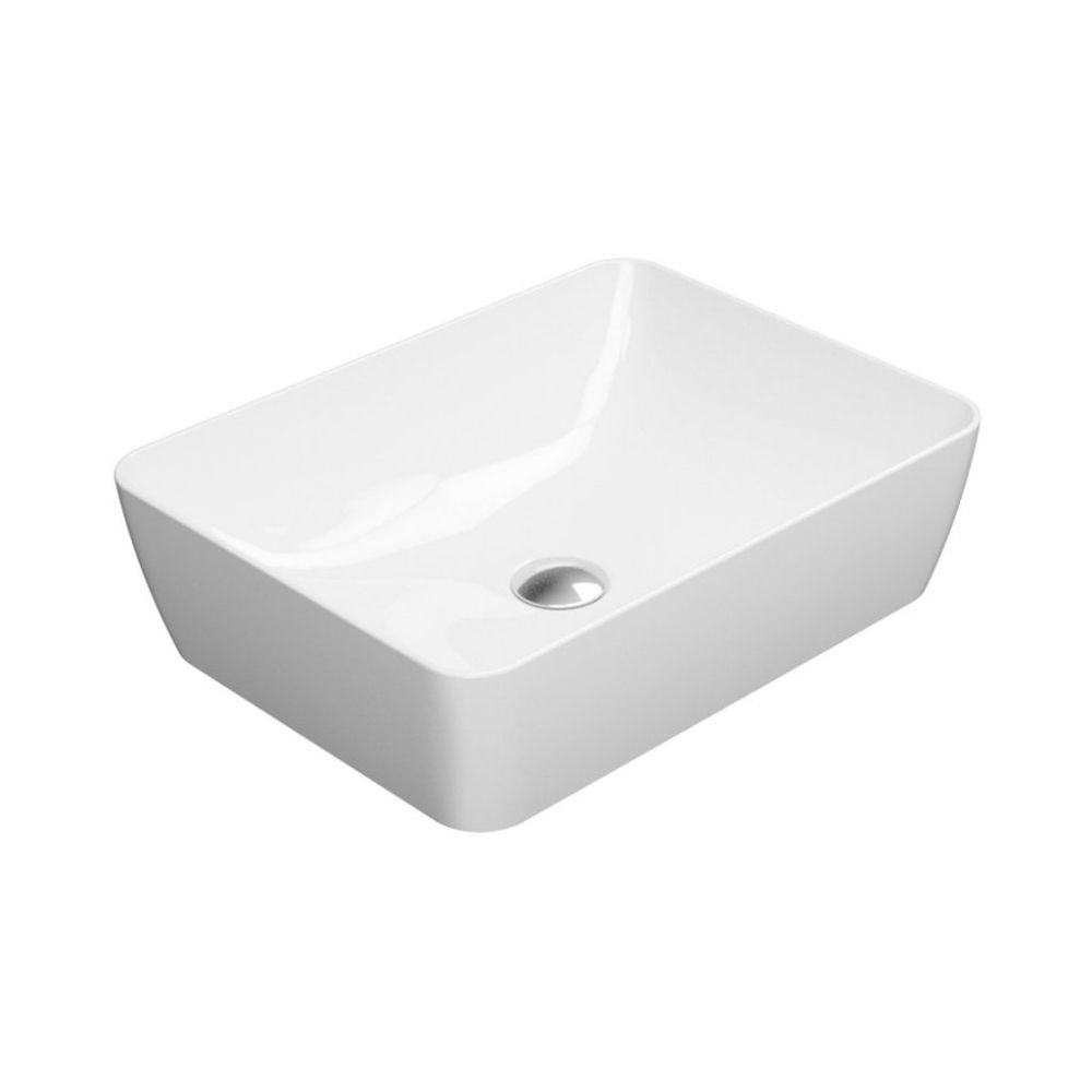 Nadgradni lavabo Sand, 50×38 cm, beli, GSI