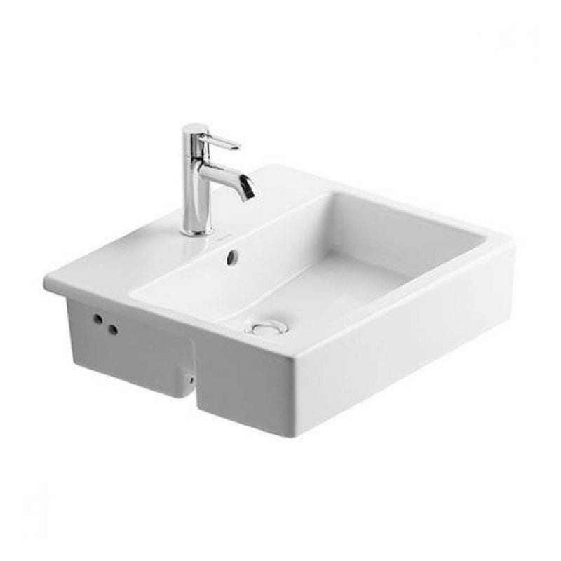 Vero Lavabo, poluugradni, 550×470 Duravit