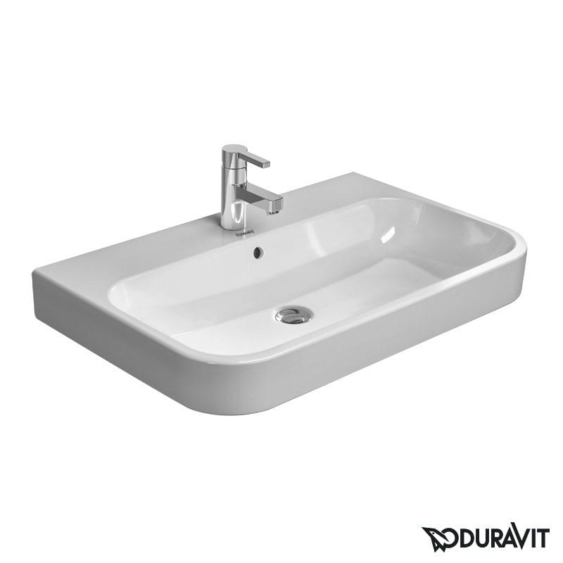 Nadgradni lavabo Happy D.2 800×505 mm, sa prelivom, Duravit