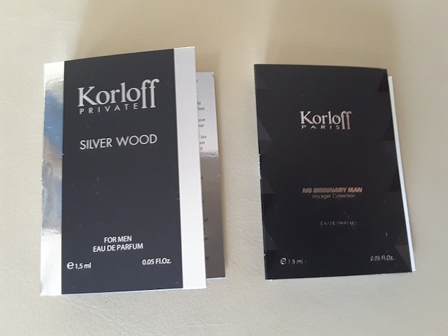 Korloff Paris parfemski testeri, original