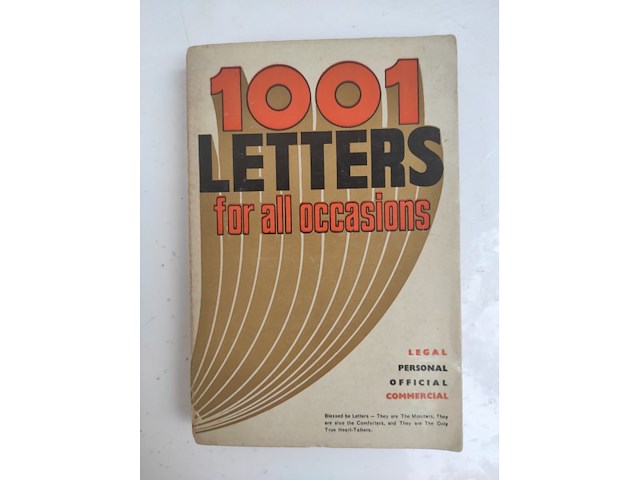 1001 letters for all occasions legal personal official