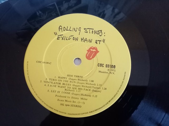 ROLLING STONES Exile On Main St.ORIGINAL 2LP