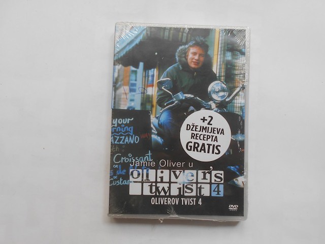 Džejmi Oliver, Oliverov tvist 4 , dvd kuvar, novo