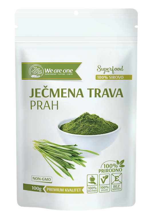 JEČMENA TRAVA U PRAHU ORGANIC, WE ARE ONE 200G