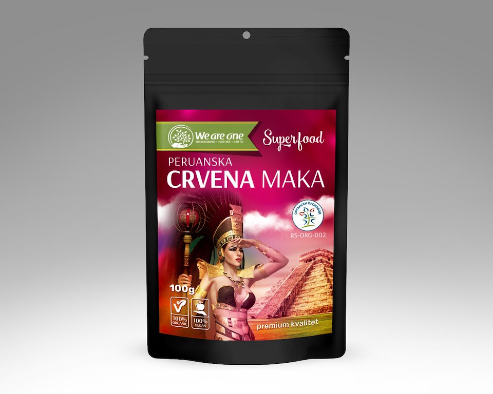 CRVENA MAKA PERU U PRAHU, WE ARE ONE 100G