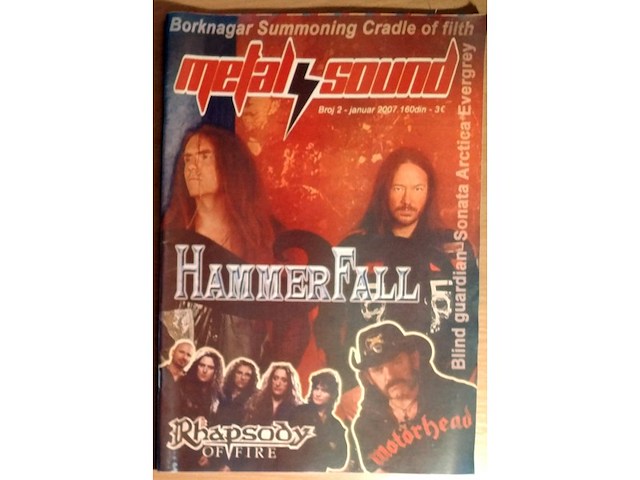 časopis METAL SOUND br. 2 (2007) - srpski metal zine