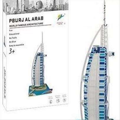 3d puzzle kolekcija -put oko sveta! -Burj al Arab