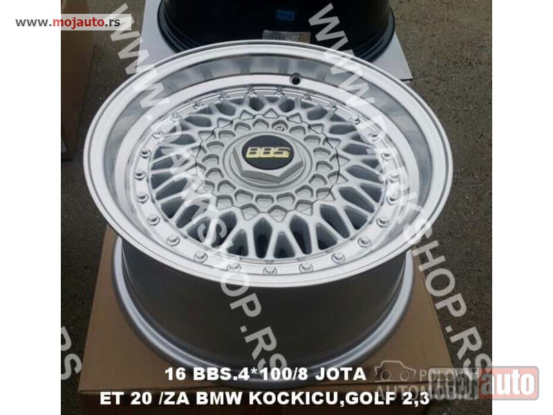 16 BBS ALUFELNE 4X100,4X108/8 I 9 JOTAJOTA/ET 20.