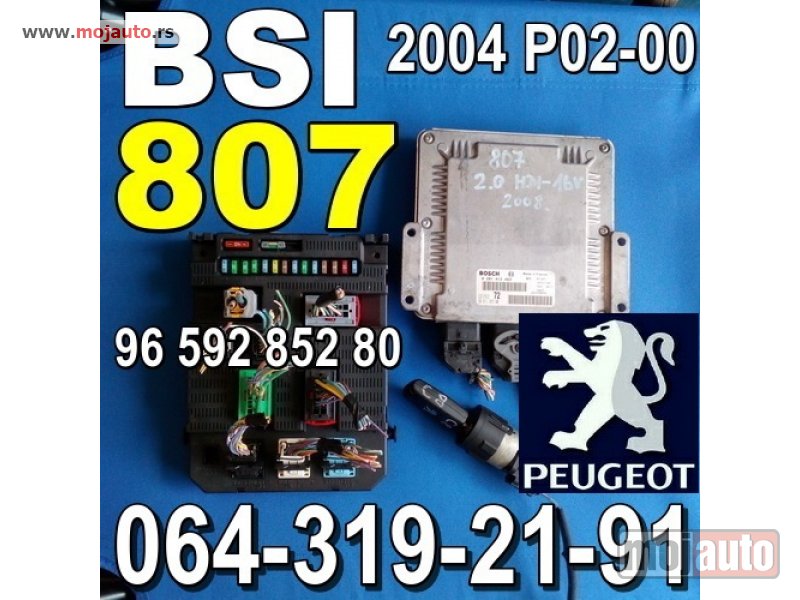 BSI 2004 P02-00 Pežo 807 Peugeot 96 592 852 80