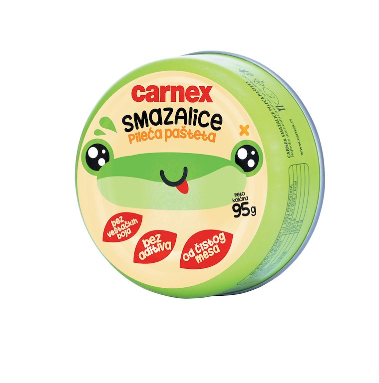 Carnex pašteta  pileća smazalica 95g Carnex