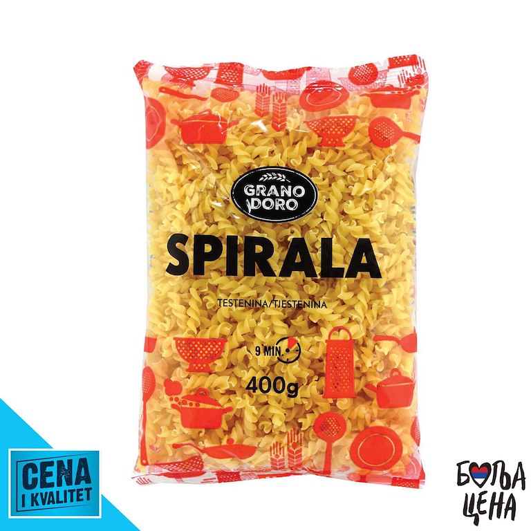 Grano doro testenina spirala 400g