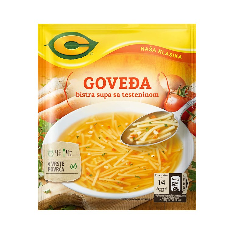 C Govedja bistra supa sa testeninom 58 g