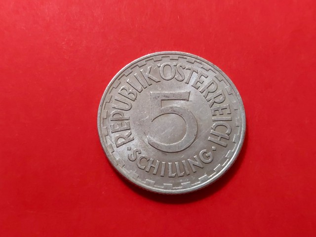 Austrija 5 schillinga 1952 Aluminijum