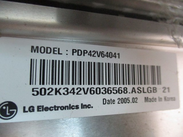 Plazma  Panel 42`   PDP42V64041    LG