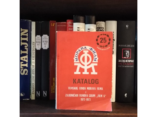 KATALOG FILMOVA MORAVA FILM 1972-1973