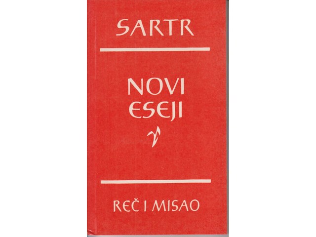 SARTR / NOVI ESEJI - perfekttttttttttttttttt