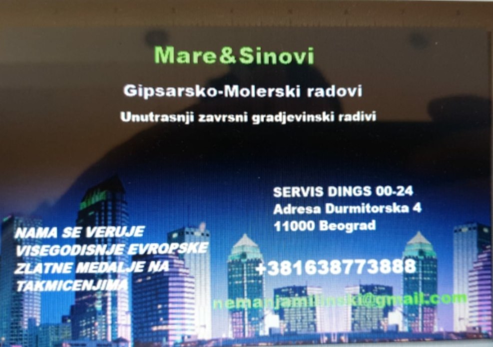 Gipsarsko-Molerski Radovi