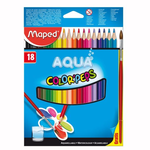 Drvene bojice AQUA COLORPEPS 1/18 Maped